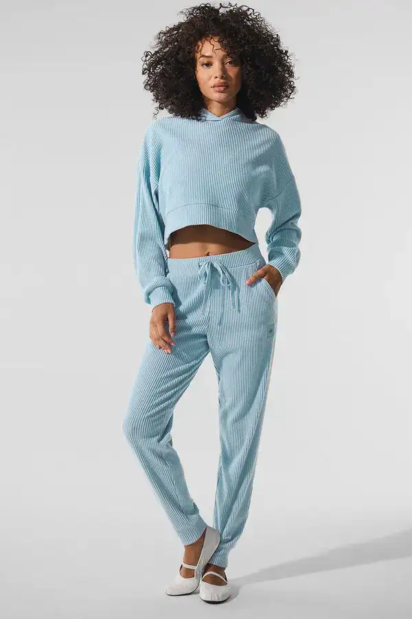 Alo Yoga Muse Hoodie - Celestial Blue | Editorialist